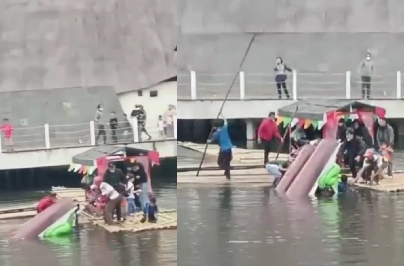 Perahu Angsa di Wisata Situ Bagendit Terbalik, Penumpang Tercebur Jadi ...